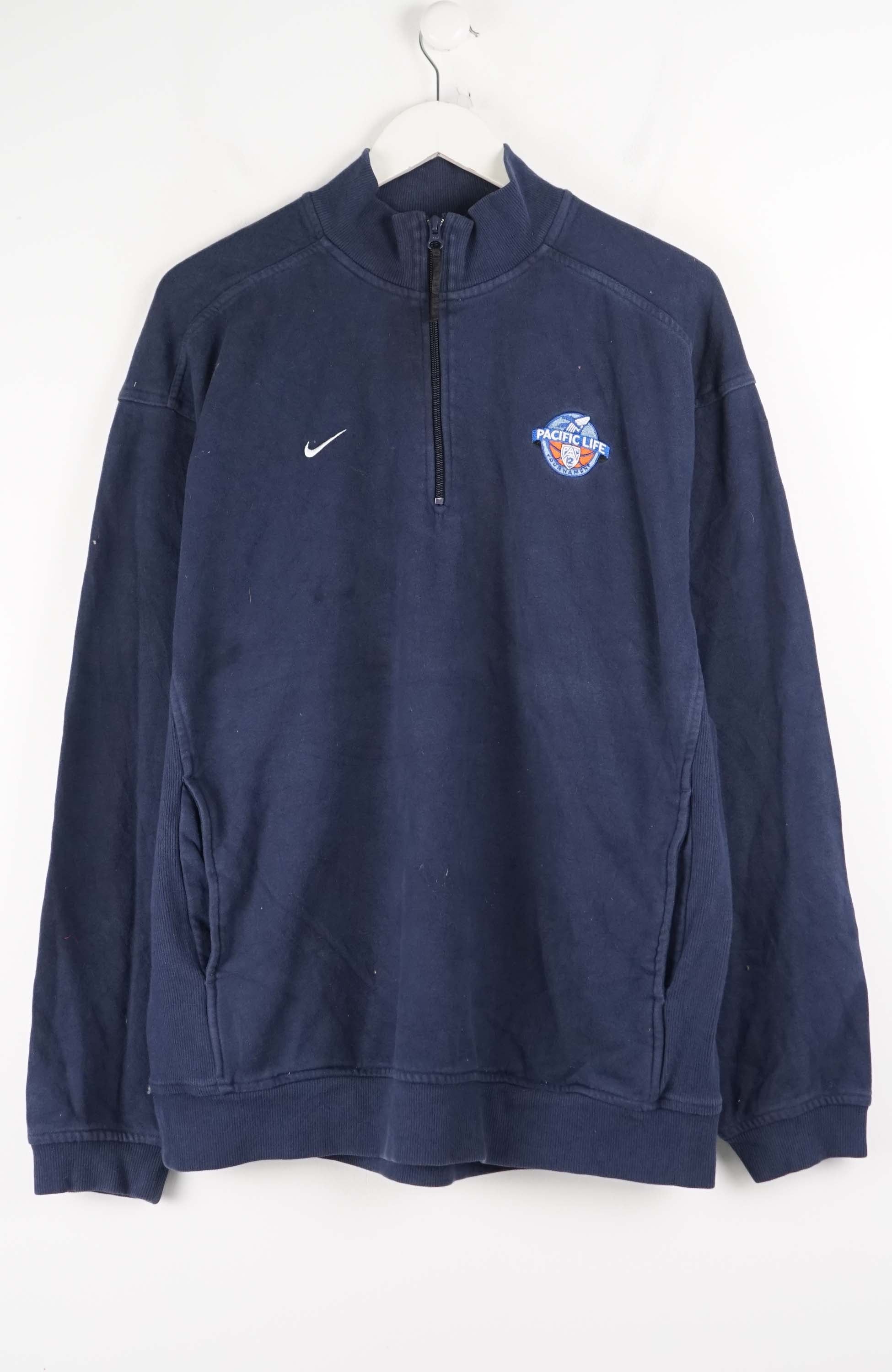 VINTAGE NIKE 1/4 ZIP SWEATER (L)